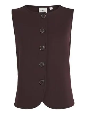 Varley Josie Waistcoat - Brown