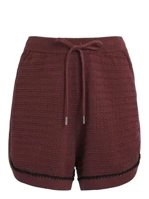 Varley Varley Morden Knit Shorts Brown