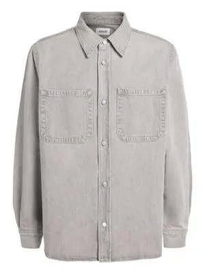 AGOLDE Craven Denim Shirt - Beige