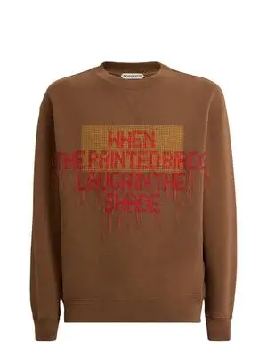 JW ANDERSON JW Anderson X Patrick Carroll Painted Birds Sweatshirt