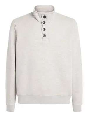 Citizens Of Humanity Half-button Sweatshirt - Grey