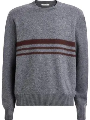 CRAIG GREEN Wool Felt Stripe Sweater - Grey