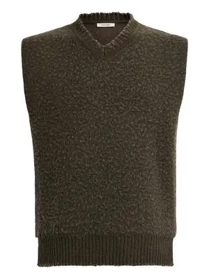 CRAIG GREEN Wool-blend Sweater Vest - Green