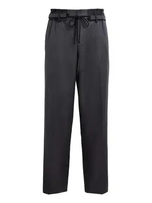 CRAIG GREEN Craig Green Wool Lace Wide-Leg Trousers Grey