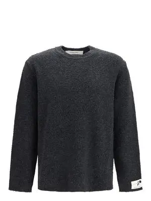 GOLDEN GOOSE Wool Crew Neck Sweater - Gray