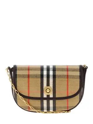 BURBERRY BURBERRY Printed Canvas Small Highlands Crossbody Bag