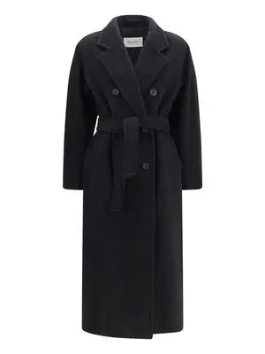 Max Mara 101801 Madame Coat - Black