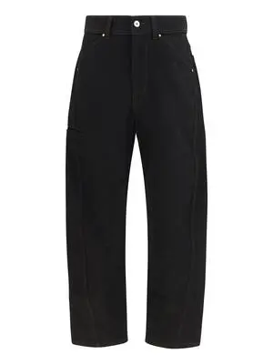 LEMAIRE Twisted Workwear Pants - Black