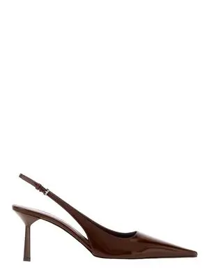 Prada Prada Women Chocolate Leather Pumps Brown