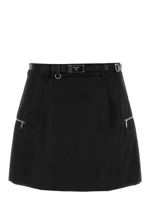 Prada Re-nylon Mini Skirt - Black