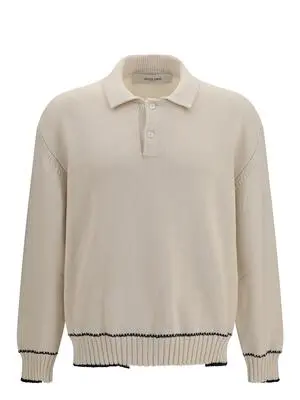 GOLDEN GOOSE Rindley Polo With Logo Print - Multicolor