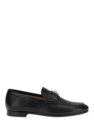 Valentino Garavani Vlogo Signature Nappa Loafers - Black