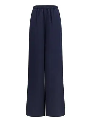 Max Mara Volonta Silk Pants - Blue
