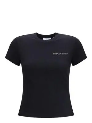 Off-White Printed Logo T-shirt - Black