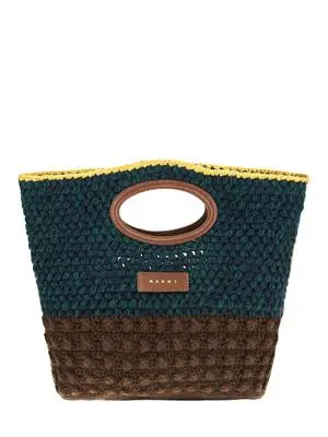 Marni Knotty Crochet Wool Handbag - Multicolor