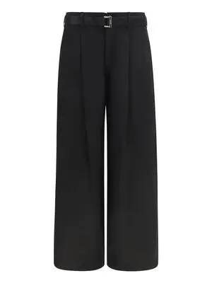 Sacai Cotton Chino Pants - Black