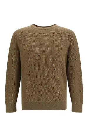 Loro Piana Varallo Crew Neck Sweater - Brown