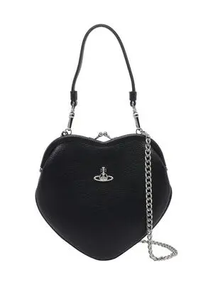 VIVIENNE WESTWOOD Belle Heart Frame Purse - Black