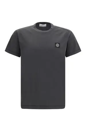 Stone Island Logo Patch T-shirt - Gray