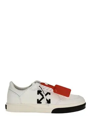 Off-White Vulcanized Low Sneakers - White