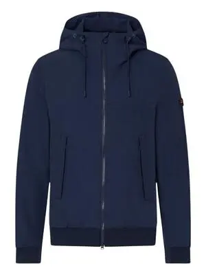 Peuterey Hooded Zip-up Mini Coat - Navy
