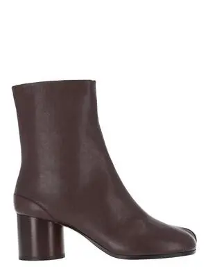 MAISON MARGIELA Leather Contrast-panel Ankle Boots - Brown