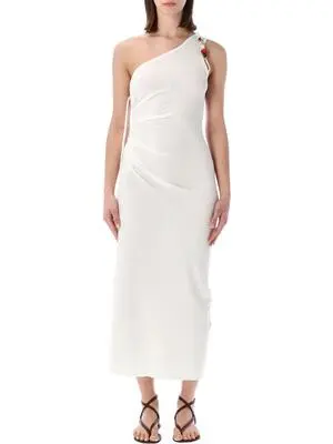 SESSUN SESSUN One-Shoulder Draped Mini Dress