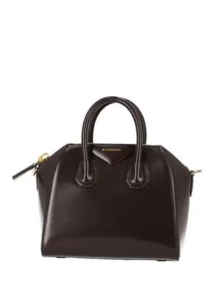 Givenchy Antigona Mini Box Calfskin Handbag - Brown