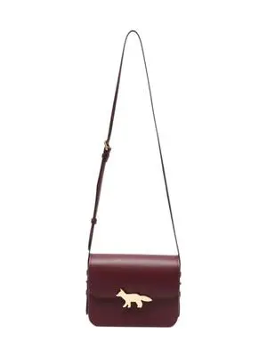 MAISON KITSUNÉ Edie Leather Crossbody Bag