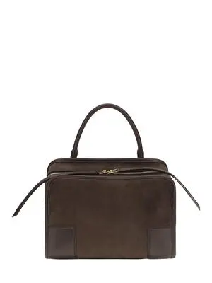 Loewe Medium Amazona 180 Handbag In Calfskin - Brown