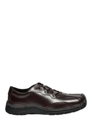 Dr. Martens Aurix 5i" Lace Up "oxblood" Leather Shoes - Red