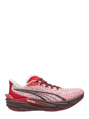 PUMA Deviate Nitro 4 Check Sneakers - Red