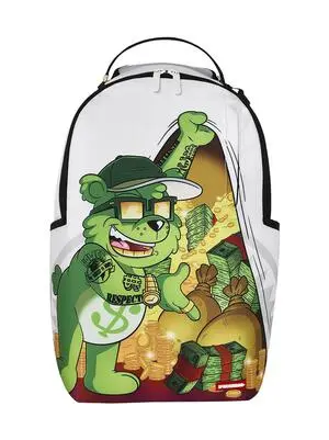SPRAYGROUND Moneybear Cash Cub Backpack - White
