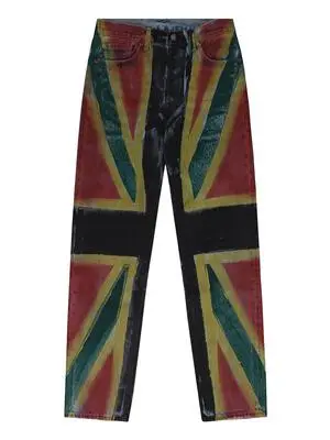 DENIM TEARS Union Jack 501 Jeans - Blue