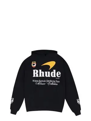 Rhude Monaco Hoodie - Black