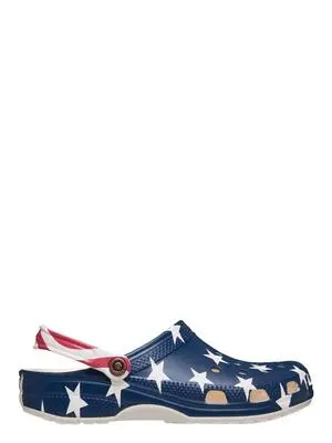 CROCS Classic Clog 'american Flag - Blue