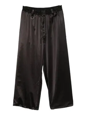 Y3 Logo Trackpants - Black