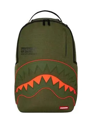SPRAYGROUND Nylon Shark Central Army Dlx-ripstop Backpack - Green
