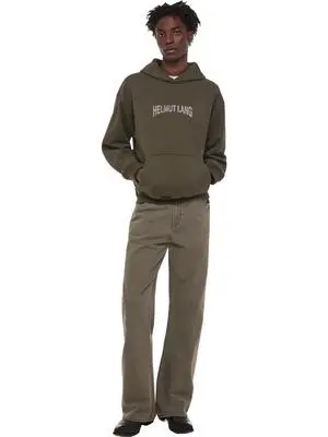 Helmut Lang Ticket Graphic Hoodie - Forest Night