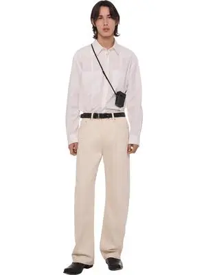 Helmut Lang Saddle Jeans - Ecru