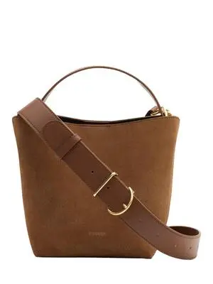 Cuyana Mini Linea Bucket Bag - Cognac