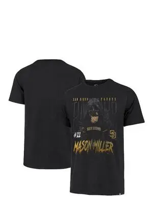 '47 Mason Miller San Diego Padres The Reaper Player Graphic T-shirt - Black
