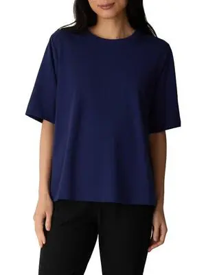Eileen Fisher Crewneck Relaxed T-shirt - Infty