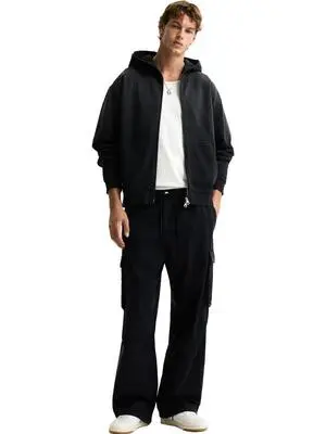 H&m Loose-fit Cargo Pants - Black