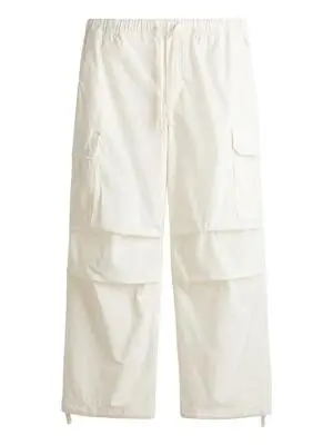 H&m Loose-fit Cargo Pants In Cotton Twill - Cream