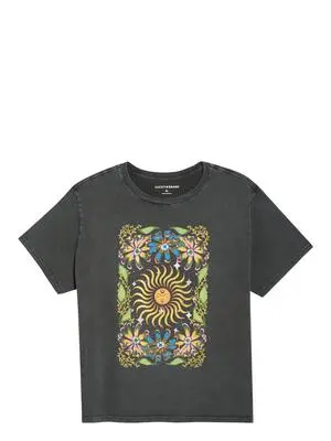 Lucky Brand Graphic Sun T-shirt - Jet Black