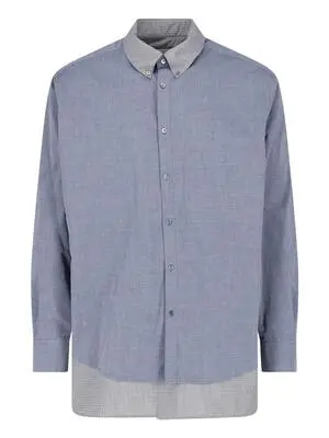 MAISON MARGIELA Layered Shirt - Blue