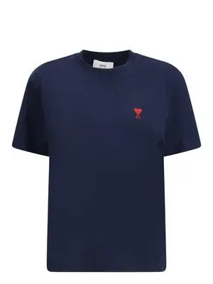 AMI Paris Logo T-shirt - Blue