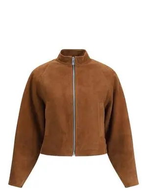 Alaïa Round Jacket Brown