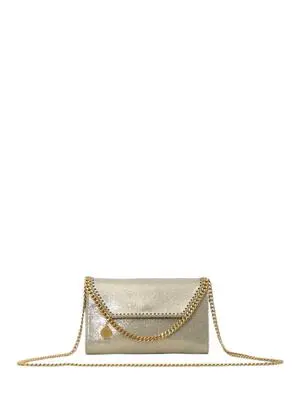 Stella McCartney Falabella Shaggy Deer Chain Shoulder Bag - Metallic